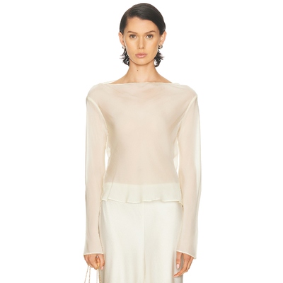 SIR. STROBE 上装 奶油色y2k辣妹风REVOLVE小众新款