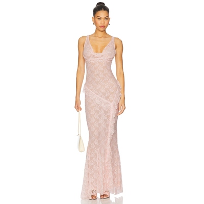 MAJORELLE CAMILLE 长裙 粉色REVOLVE小众新款