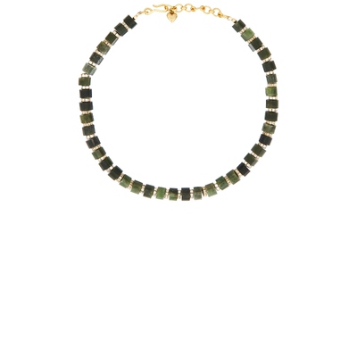 Brinker + Eliza GLIMMER 珠饰项链 绿色REVOLVE小众新款