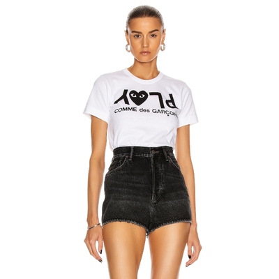COMME des GARCONS PLAY  T恤 y2k辣妹风REVOLVE