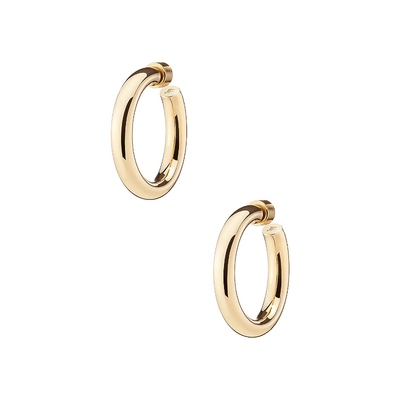 Jennifer Fisher金色耳饰简约夏季新品环形中号耳环REVOLVE
