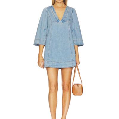 Free People Goldie Baloon Sleeve Dress revolve小众新款