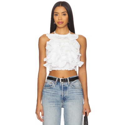 [春季新品]The Garment CYPRUS 叠层上衣 白色REVOLVE小众新款