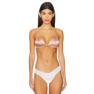 fleur du mal MOLDED LUXE 三角形胸罩 棕黄色REVOLVE新款