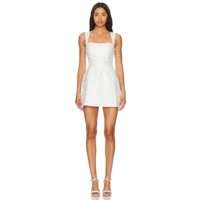 Amanda Uprichard BETHANY 连衫裤 白色 美式休闲风REVOLVE小众新