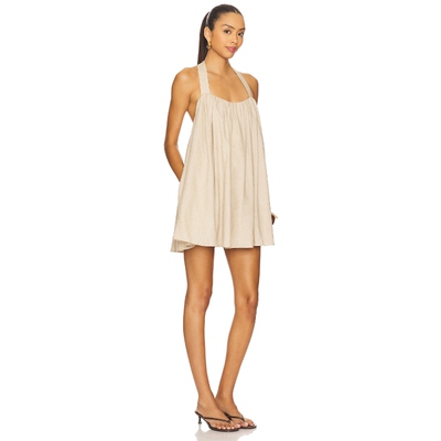 House of Harlow 1960 哈露时装屋 KAYLA 裙子 米色REVOLVE小众新