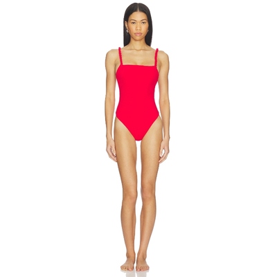 Nau Bikinis BRAIDED LOW BACL 一件式泳装 红色 y2k辣妹风REVOLV