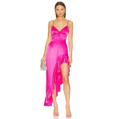 Bardot EMBER 裙子revolve时尚小众新款玫粉色