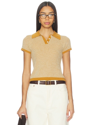 Guest In Residence Pique Shrunken Polo revolve小众新款