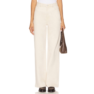 [冬季新品]Abrand 94简约风米色直筒长裤REVOLVE