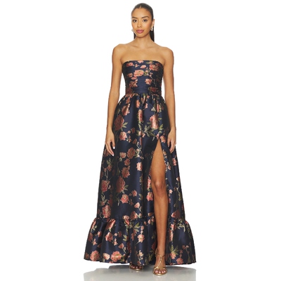 V. Chapman REGINA 长裙 藏青色REVOLVE小众新款