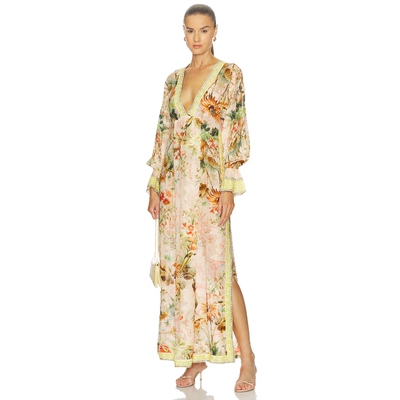 HEMANT AND NANDITA KAFTAN 裙子 奶油色REVOLVE小众新款