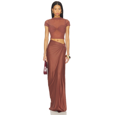 Deme by Gabriella DOVE 裙子 棕色REVOLVE小众新款