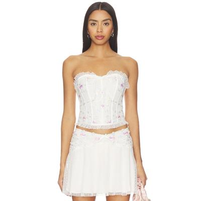 For Love & Lemons SPRING BLOSSOM 紧身上装 26春夏新品 revolve