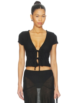 With Jean FRANCIS 上装 revolve小众新款 黑色