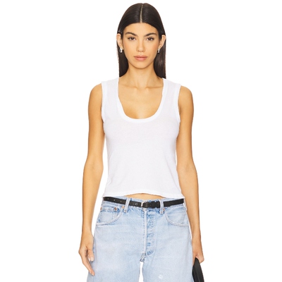 perfectwhitetee KHARA 低圆领背心y2k辣妹风REVOLVE