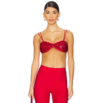 [春节穿搭]CULTNAKED COVERUP 胸罩 红色REVOLVE小众新款