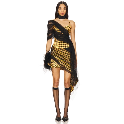 Kim Shui BUSTIER 上装 黄色 y2k辣妹风REVOLVE小众新款