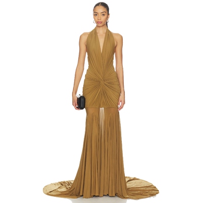 Deme by Gabriella CHLOE 裙子 棕色REVOLVE小众新款