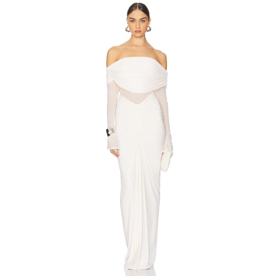 Deme by Gabriella JOLENE 长裙 象牙白REVOLVE小众新款