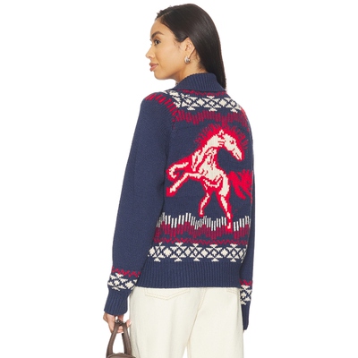 Sendero Provisions Co. CIMARRON 开衫 藏青色REVOLVE小冬季保暖