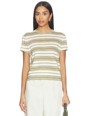 FRAME The Linen Baby Tee revolve小众新款