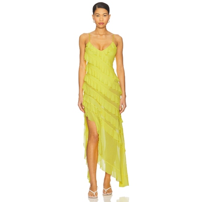 AFRM VIENNA 裙子 黄色REVOLVE小众新款