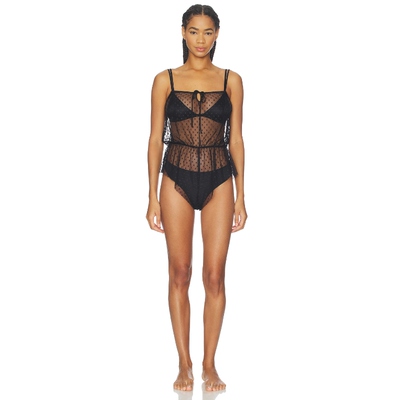 Only Hearts COUCOU LOLA CHARLOTTE 连衫裤 黑色REVOLVE小众新款