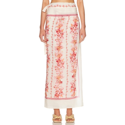Agua by Agua Bendita LAVANDA 半身裙 26早秋新品 revolve小众新