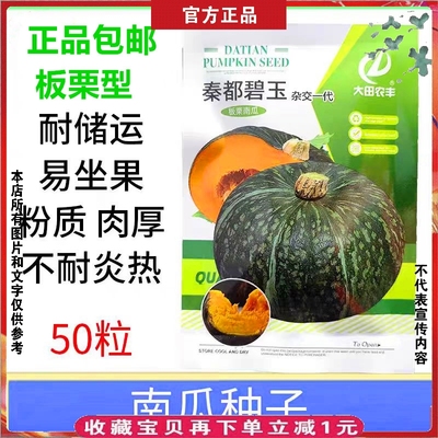 秦都碧玉南瓜种子蔬菜种籽孑抗病