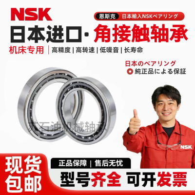 NSK进口角接触球轴承P5P4配对
