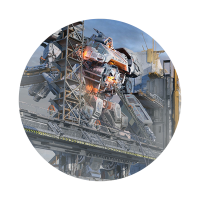 Blender3.0教程3D辅助场景概念设计机甲的启程进阶教学Ps视频课程