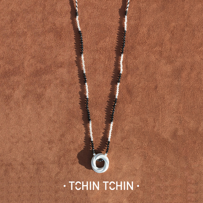 TCHINTCHIN 雕塑系列 水晶毛衣链