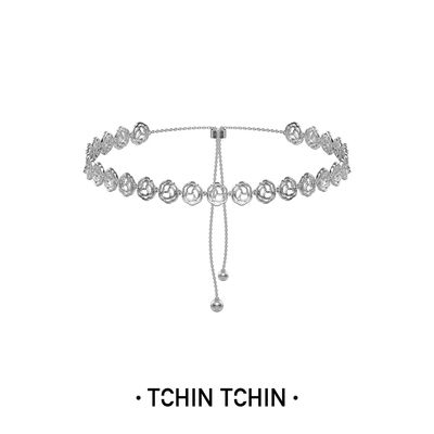 TCHINTCHIN 度假系列 镂空手工树纹肌理项链/chocker