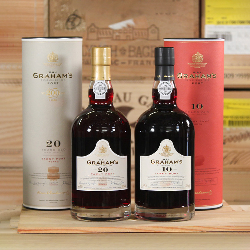 格兰姆十年波特酒10年茶色加强甜型红宝石波特葡萄酒Graham'sPort
