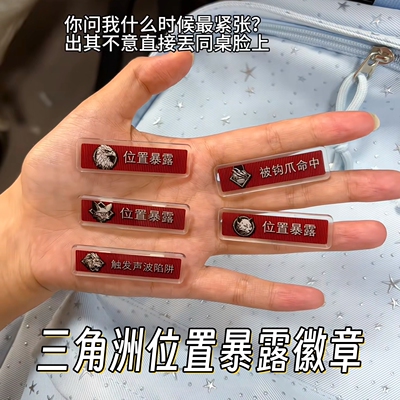 三角洲行动位置暴露亚克力徽章