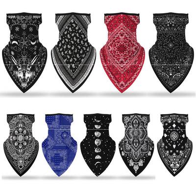 Earmuffs outdoor riding dust-proof triangle scarf防尘三角巾