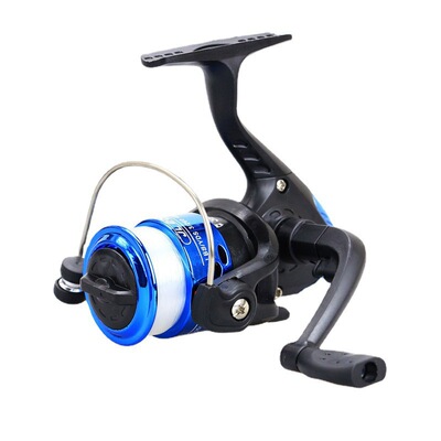 Electroplated head 200 with line spinning reel small fishing