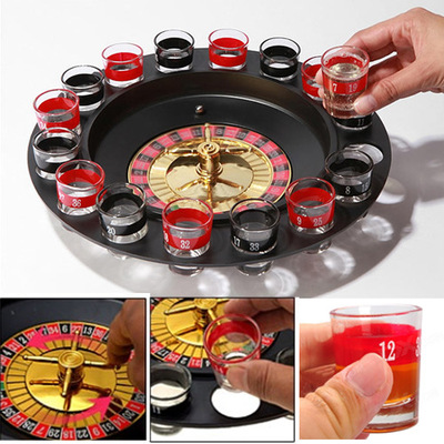 俄罗斯轮盘16杯罚酒Russian Roulette 16 cup penalty wine props