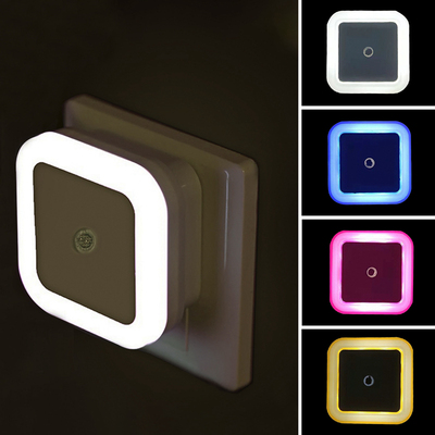 Wireless LED Night Light Sensor Lighting Mini EU US Plug Nig