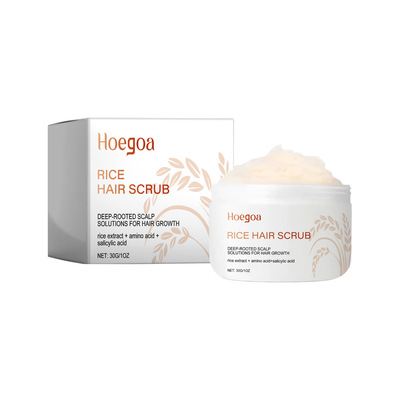 RICE HAIR SCRUB Clean scalp moisturize and massage