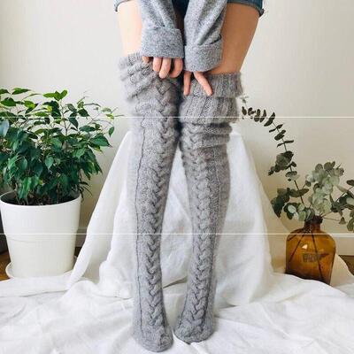 Woollen stockings шерстяные носки 毛线袜女