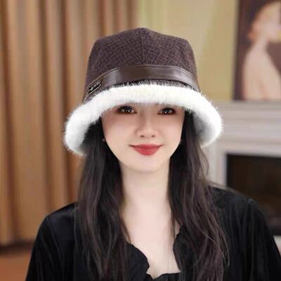 秋冬高质感格纹加绒加厚保暖