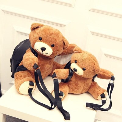 cute bear school bag backpack women handbag shoulder satchel