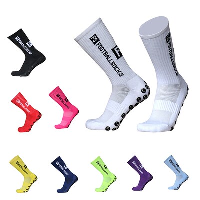 New Style FS Football Socks Round Silicone Suction Cup Grip