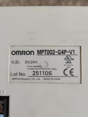 MPT002-G4P-V1拆机欧姆龙文本显示器.如图,实拍功
