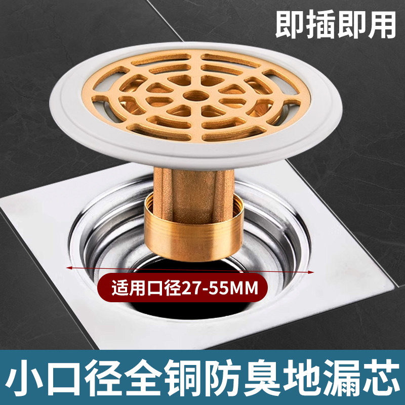 全铜老式地漏防臭器内芯特小口径30mm3厘米25MM下水道防虫