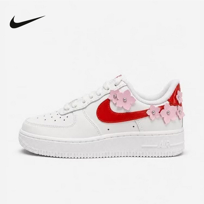 Nike耐克空军一号女鞋AF1小花运动鞋百搭低帮休闲板鞋IR8637-101