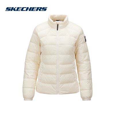 Skechers斯凯奇秋冬女士轻盈舒适休闲保暖羽绒服 P424W004/03N4