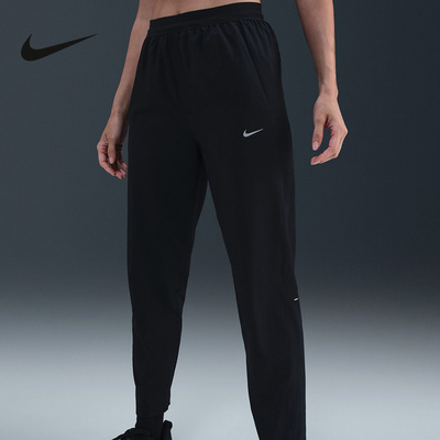 NIKE耐克女速干长裤DRI-FIT春透气中腰新款跑步九分裤HV5765-010